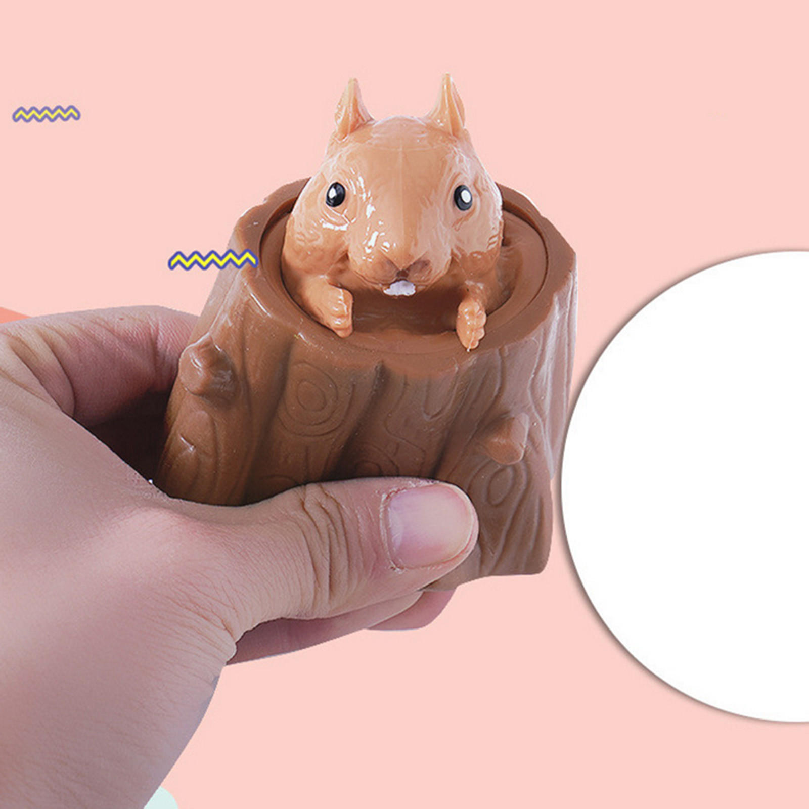 MtsDJSKF Halloween Office Decompression Squirrel Tree Stump ...