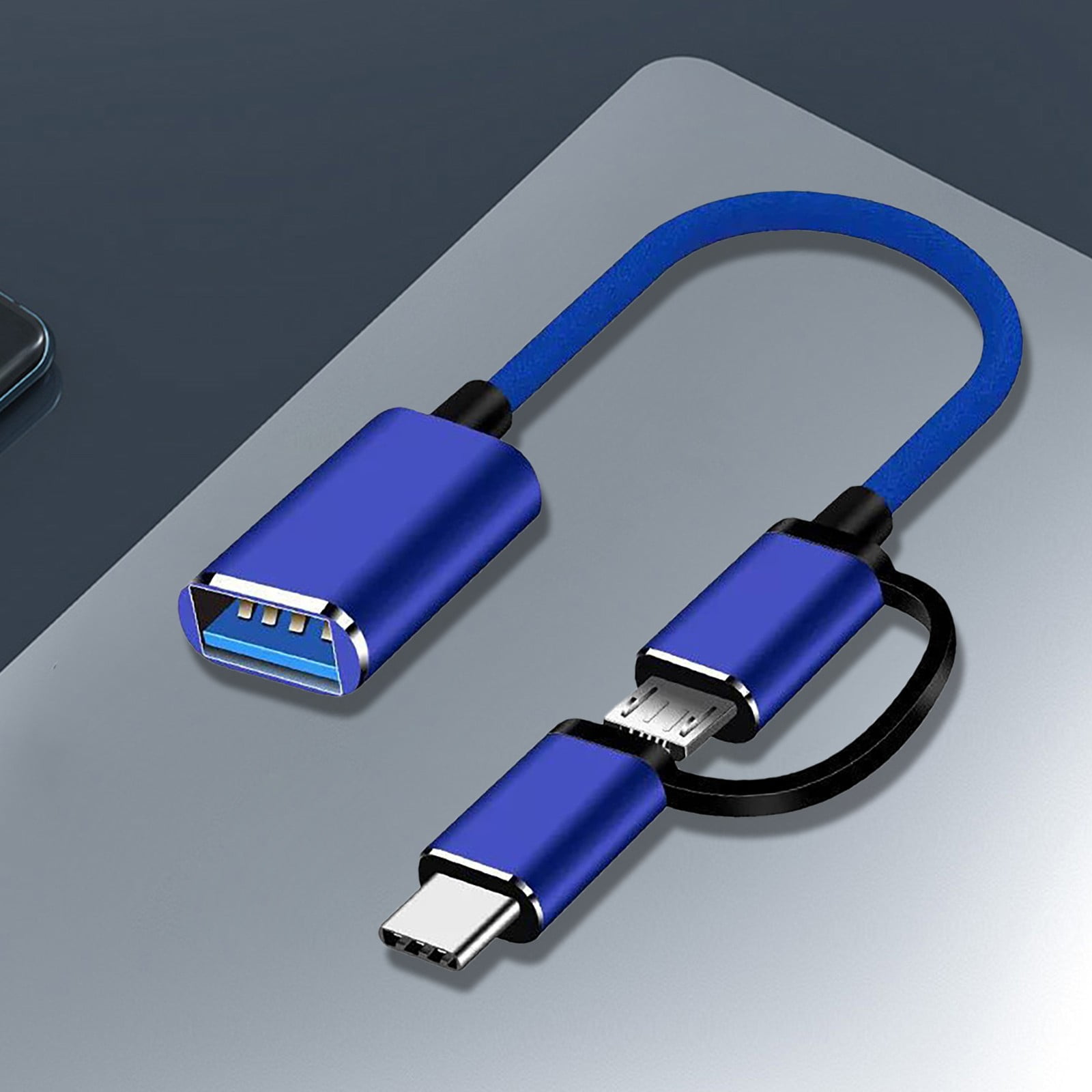 MtsDJSKF USB C to USB Adapter 2 in 1 Adapter . Micro USB Type C Male to ...