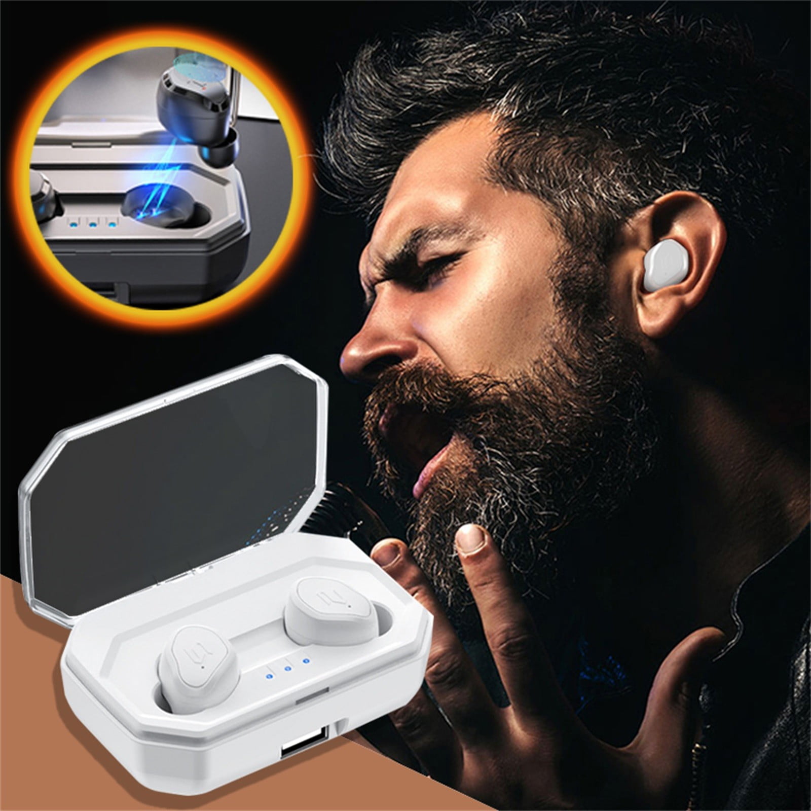 MtsDJSKF Wireless Earbuds Headset, Low Latency Cancelling Gaming ...