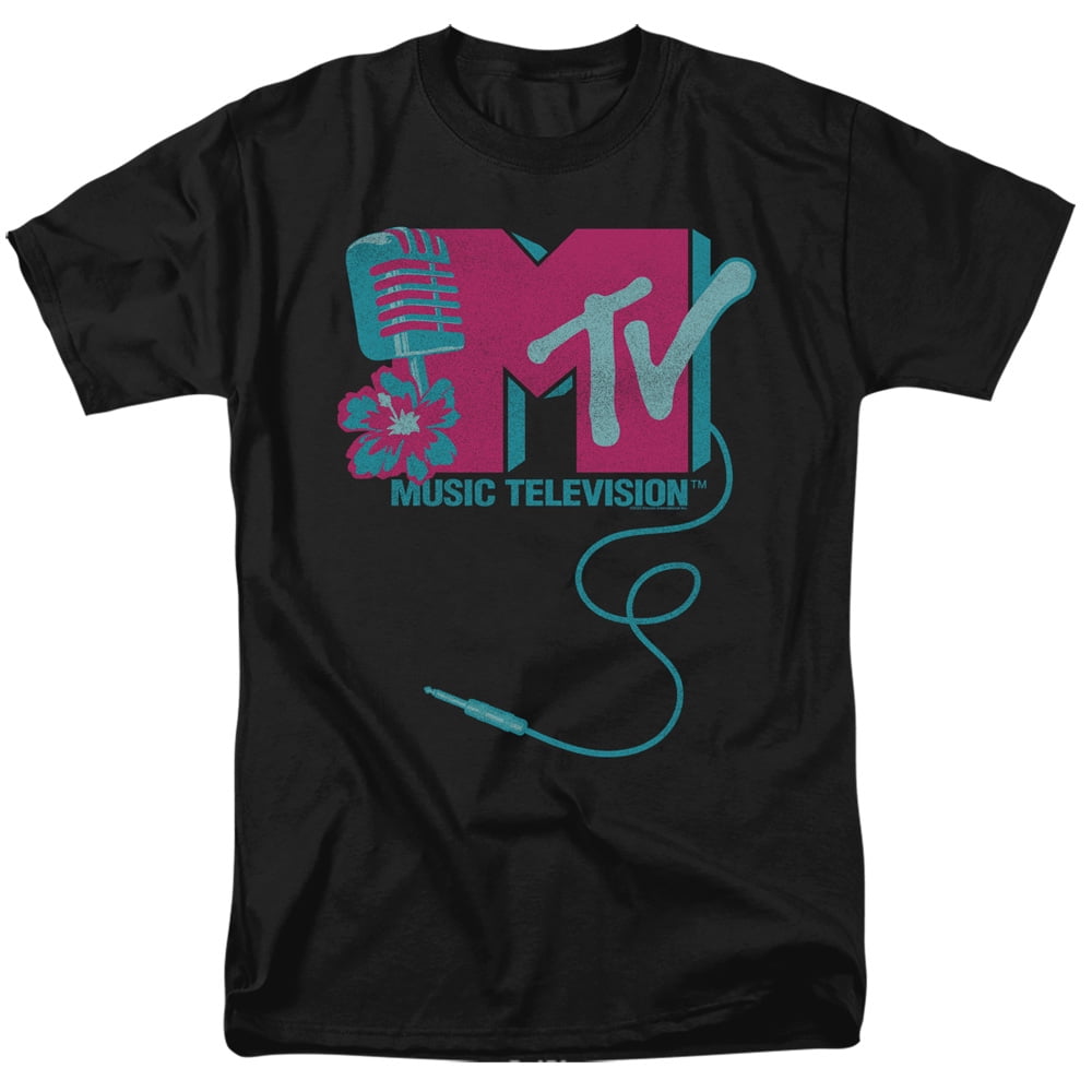 Mtv Microphone Logo Unisex Adult T Shirt For Men And Women - Walmart.com