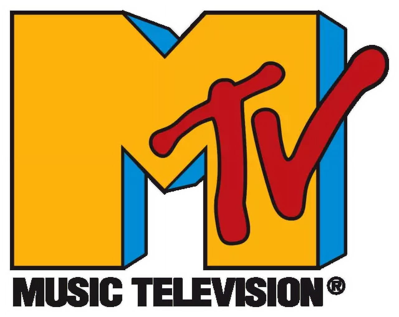 Mtv Sticker Logo 80S 90S Phone Decal Water Bottle Stickers Car Decals ...