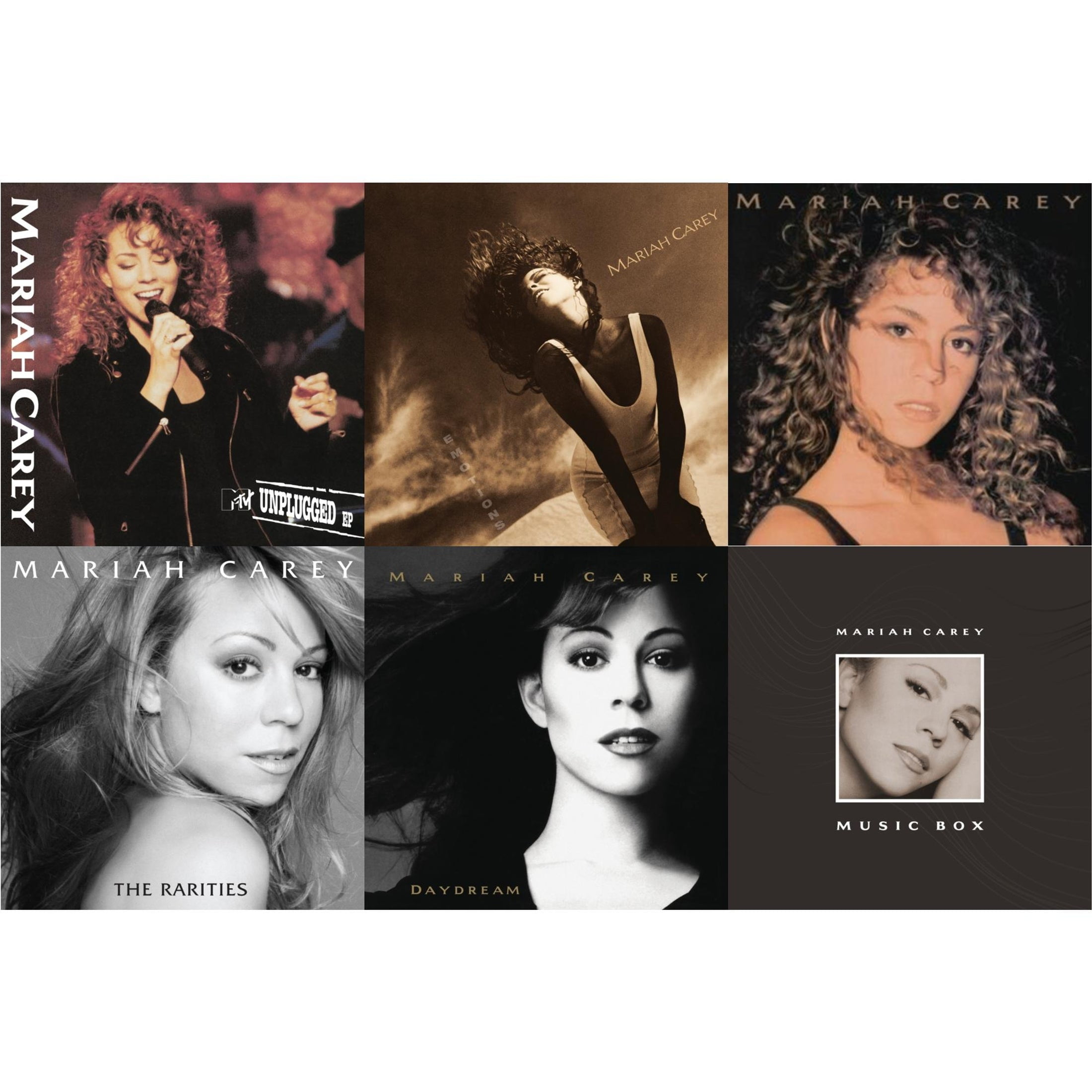 Mtv Unplugged & Emotions & Mariah Carey & Rarities (4LP) & Daydream ...