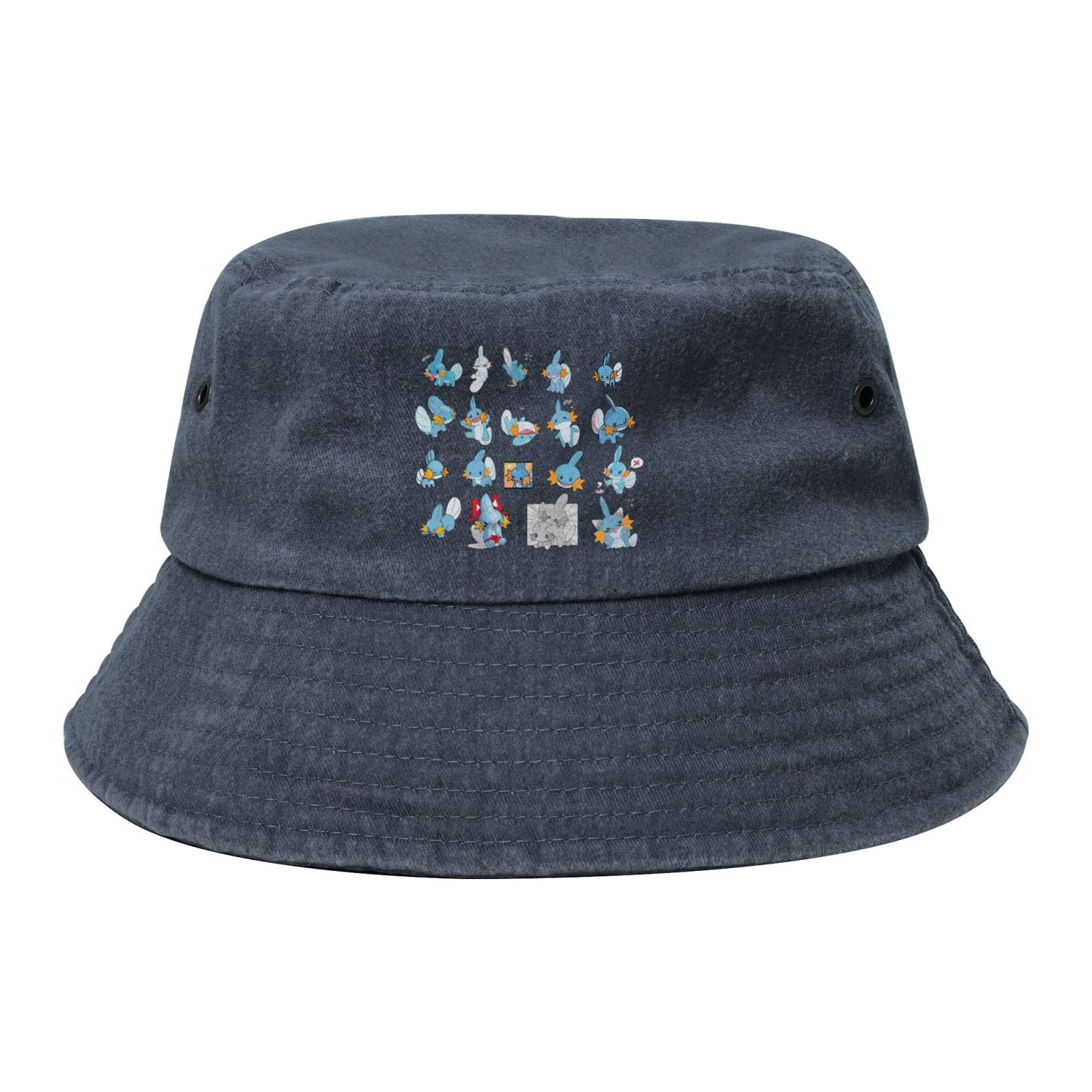 Mu_dkip Summer Bucket Hat Fishing Hat Wide Brim Sun Hat with UV ...