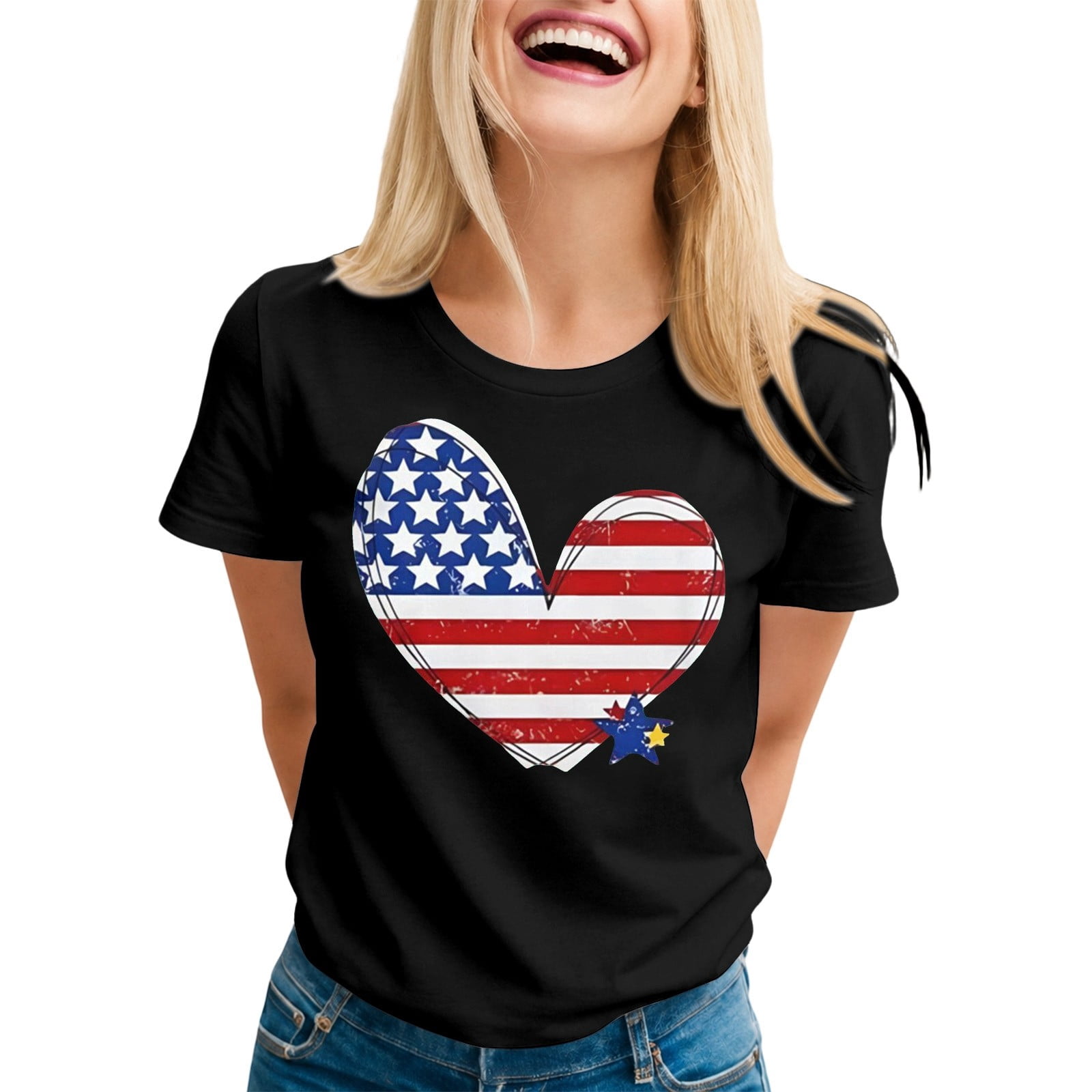 MuXiKeJi Clothes 4th of July Shirts 1776-2026 Short Sleeve 250th ...