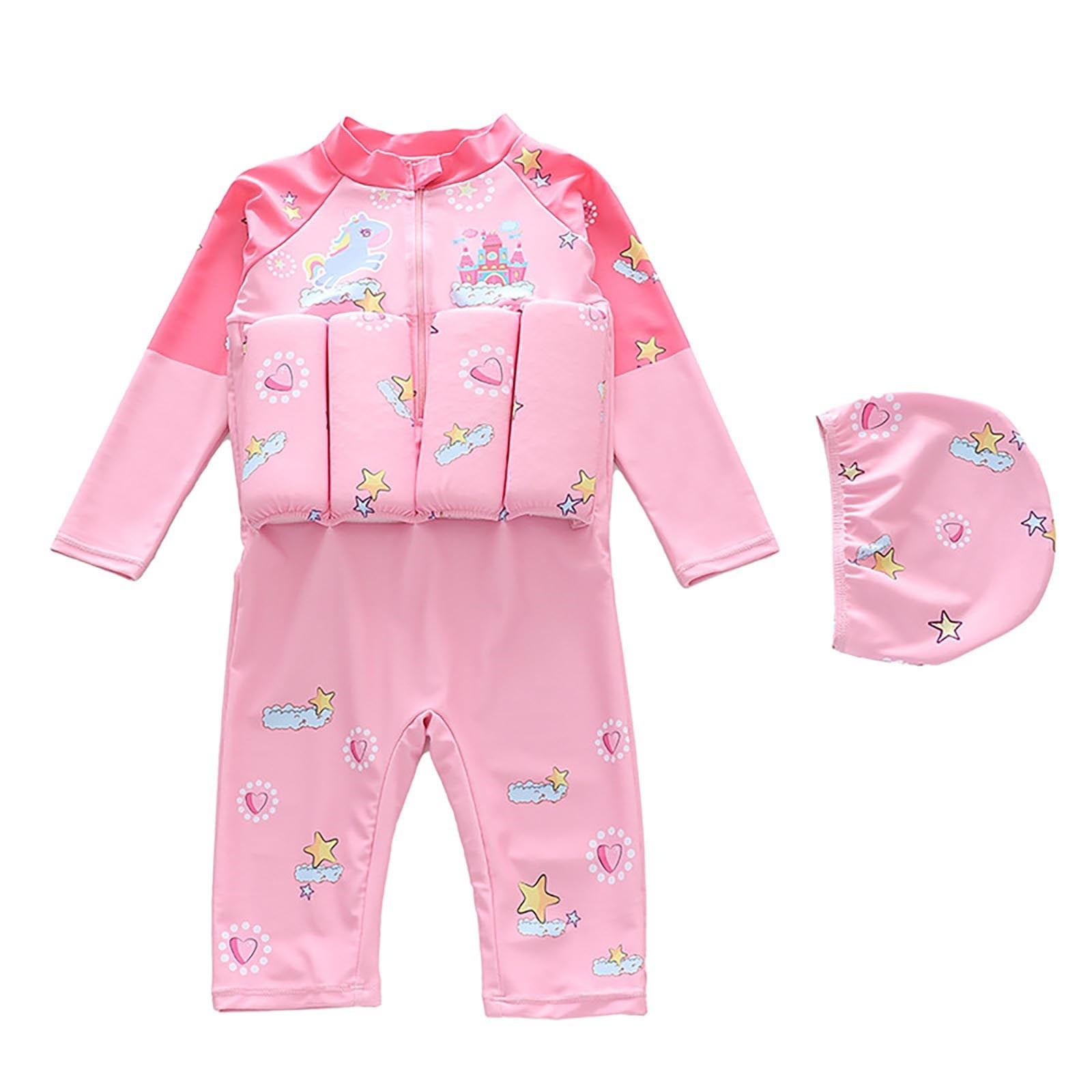 MuXiKeJi Clothes Boys Swimwear Flotation Swimsuit With Detachable ...