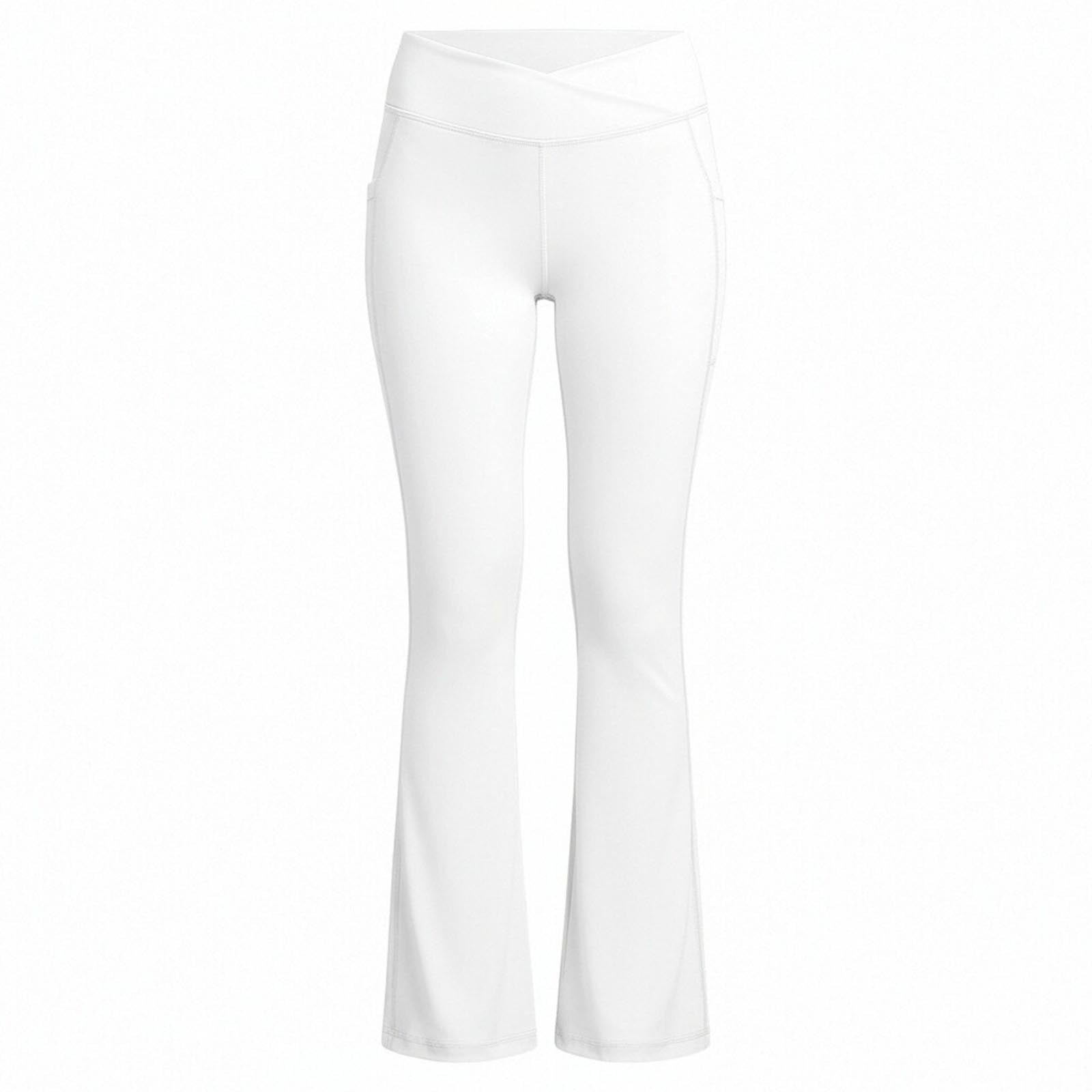 MuXiKeJi Clothes High Waisted Solid Color Yoga Pants for Girls Soft ...