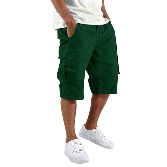 MuXiKeJi Clothes Men’s Casual Cargo Pants, Loose Fit Drawstring ...
