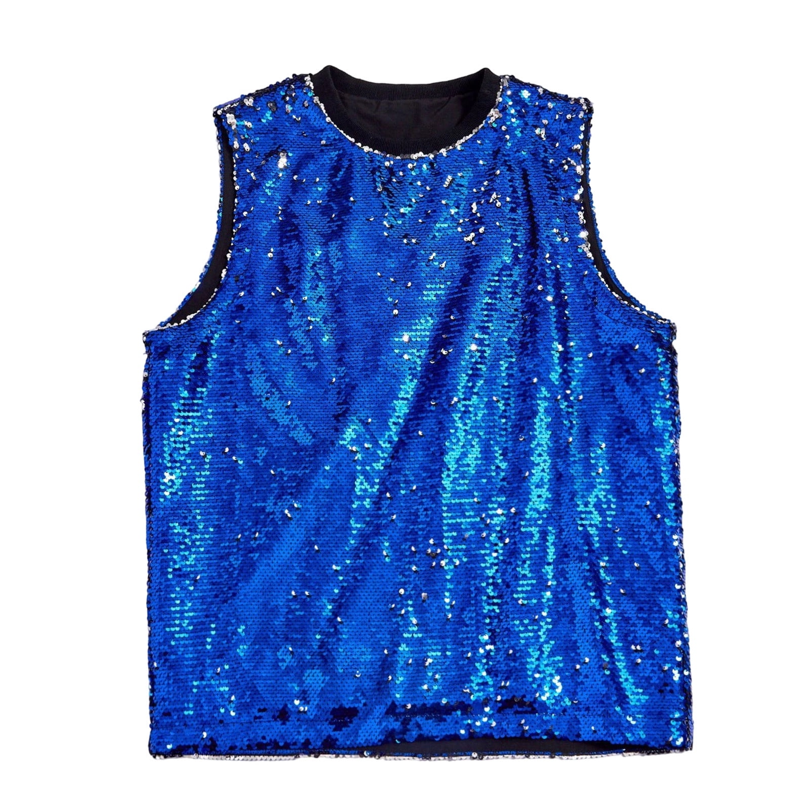 MuXiKeJi Clothes Menâ s Sequin Vest Sparkly V Neck Shiny Waistcoat for ...