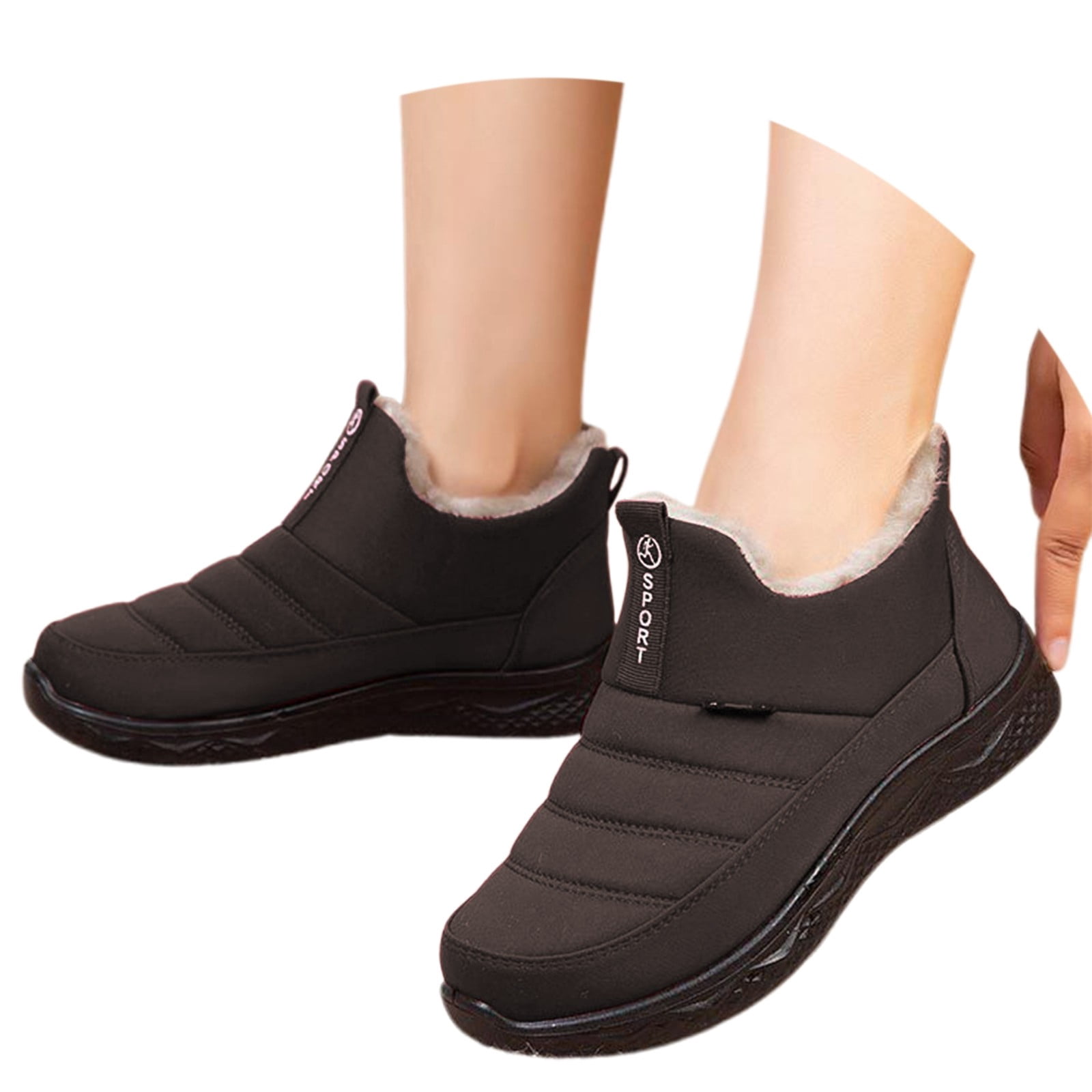 MuXiKeJi Clothes Women Winter Thermal On Ankle Boots Non Outdoor ...