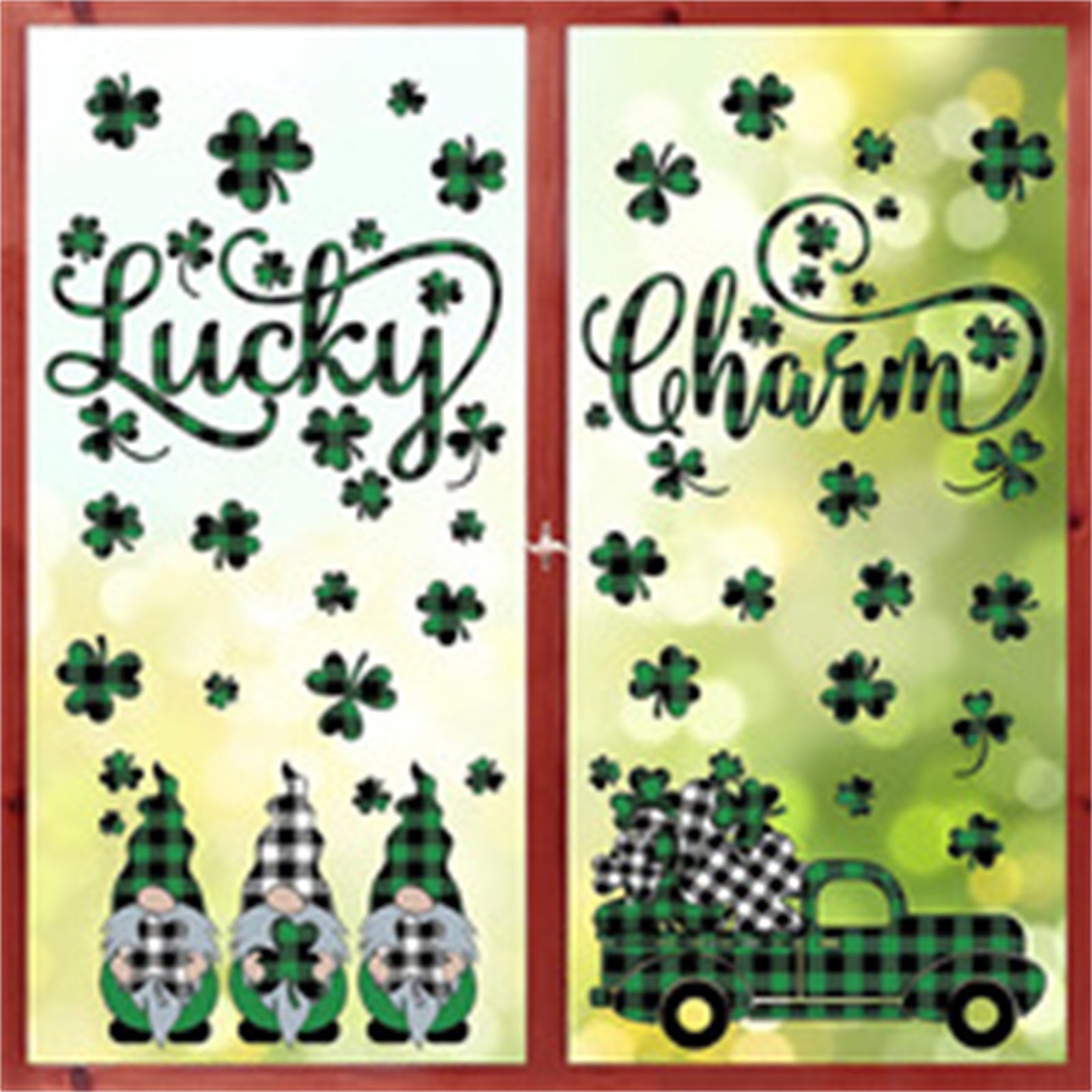 MuYan 2025 New Popular St. Patrick's Day Glass Sticker - Walmart.com