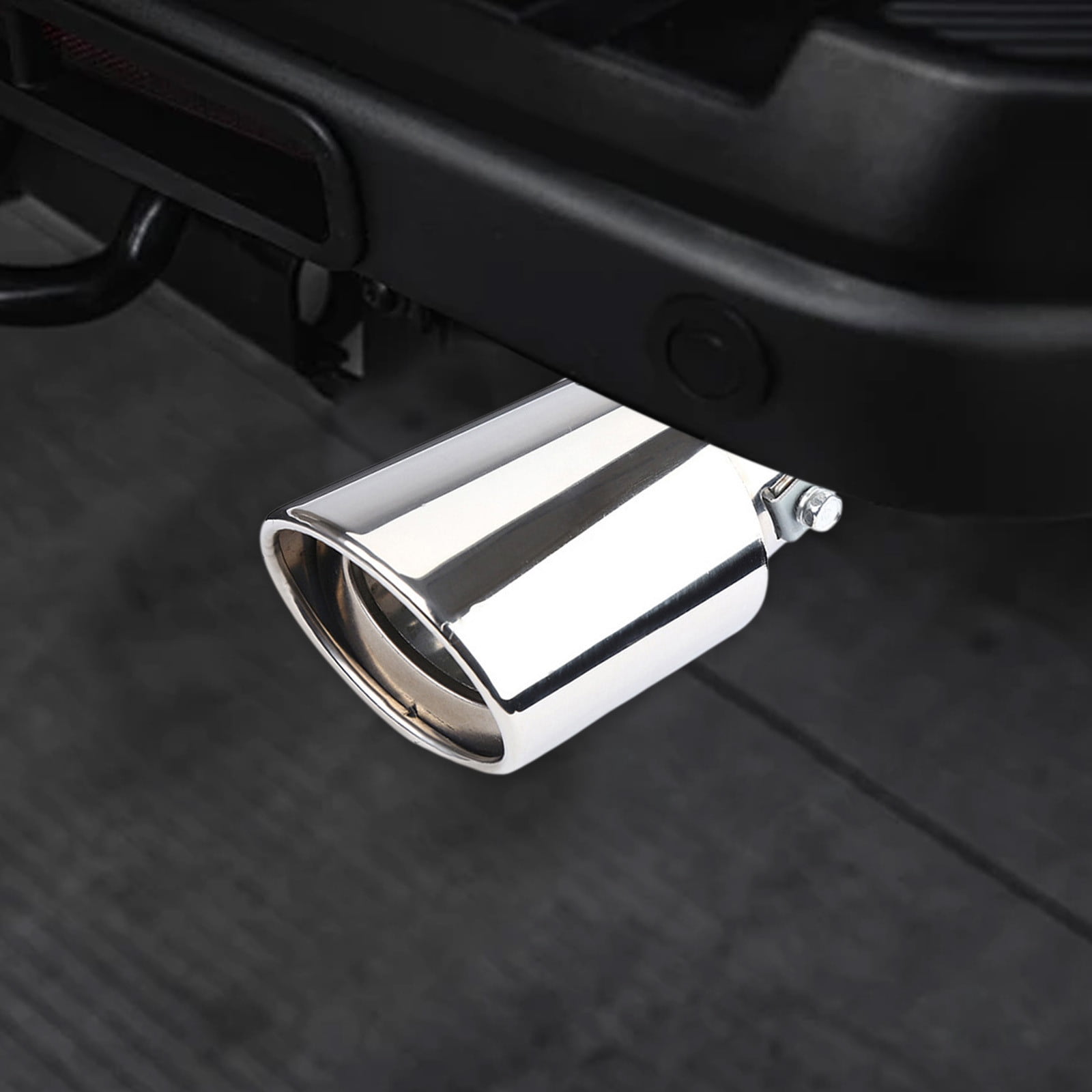 MuYan Stainless Steel Car Exhaust Tip,Universal Fit,Anti-rust,Enhance ...