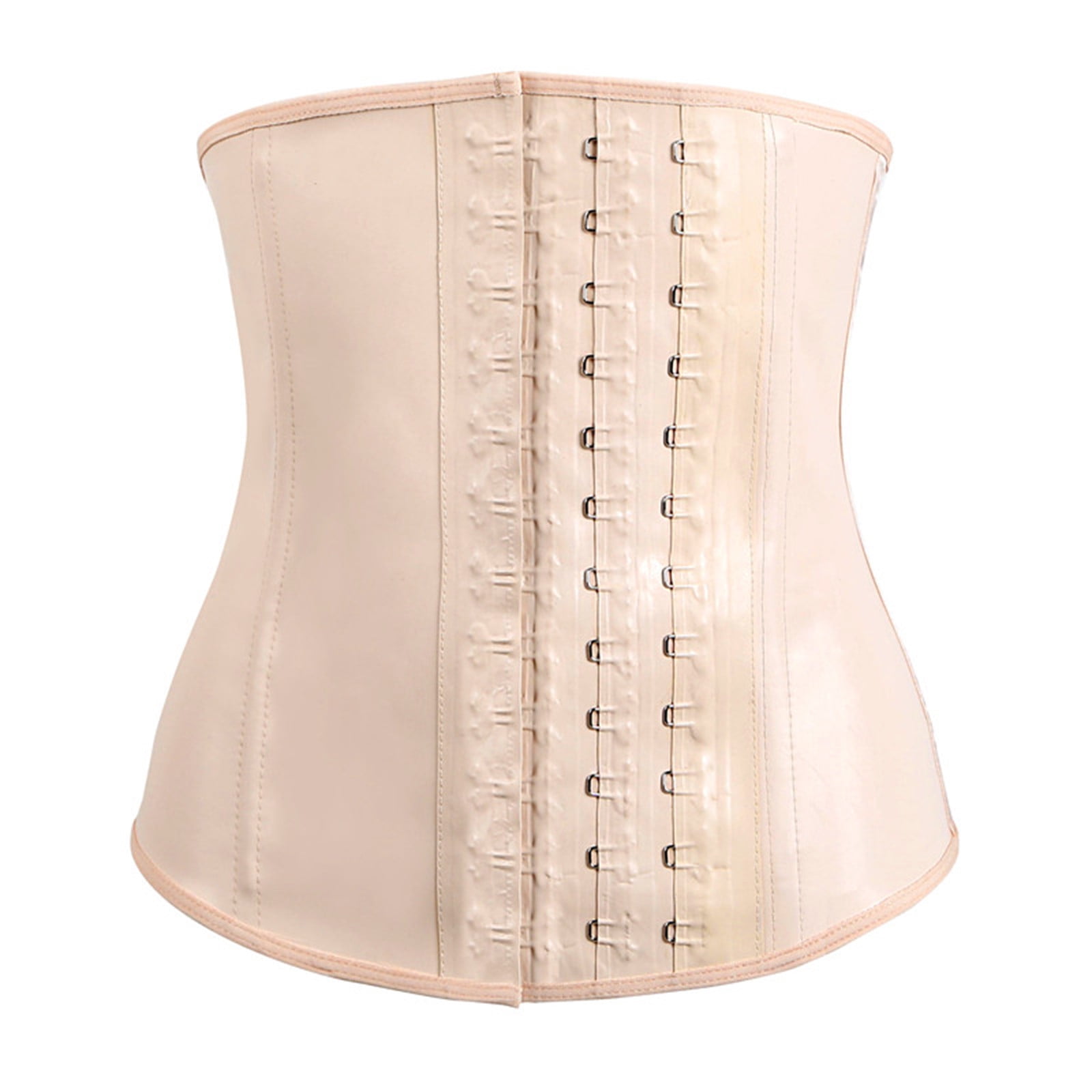 MuZeFu Corsets for Women Shapewear Cotton Lining, Shiny Rubber Corset ...