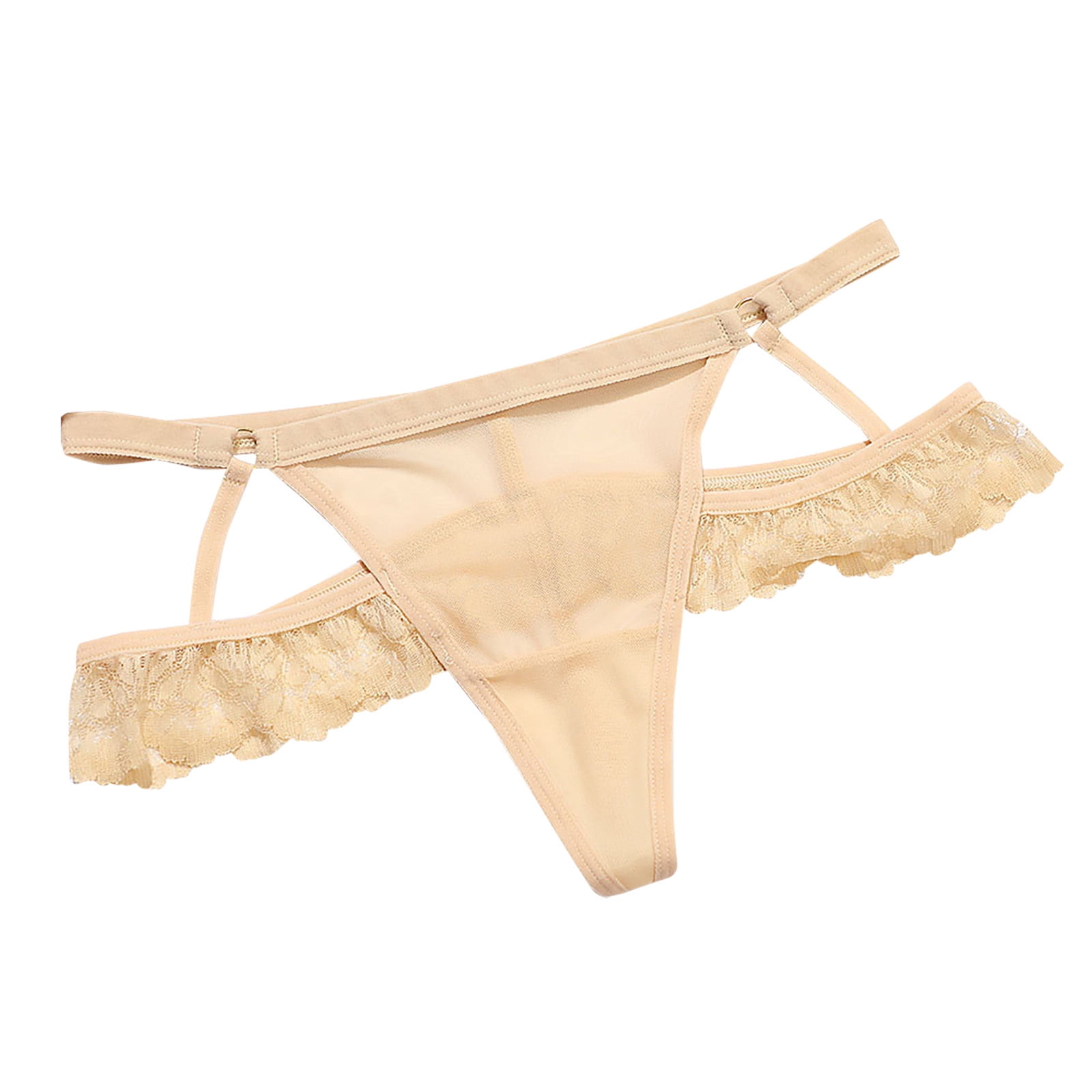 MuZeFu Thongs for Women Sexy Women's Fashion Sexy Transparent Low Waist ...