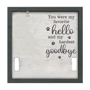 Isaac Jacobs Double 2x2 Resin Sentiments Dog Shaped Picture Frame ...