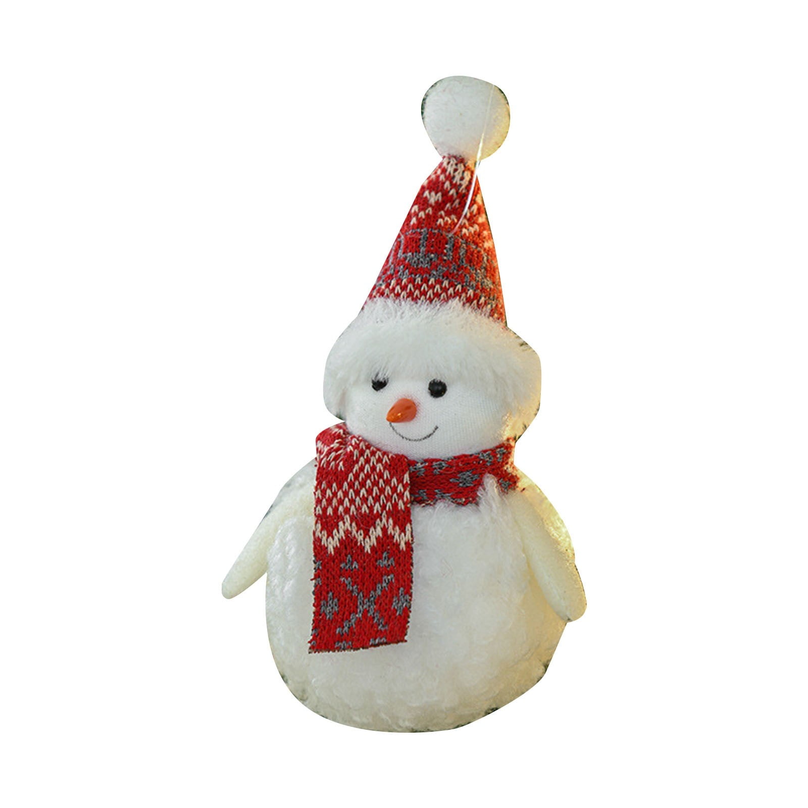 Muaco Christmas Cute Snowman Indoor Decorations Handmade Gift, Animated ...