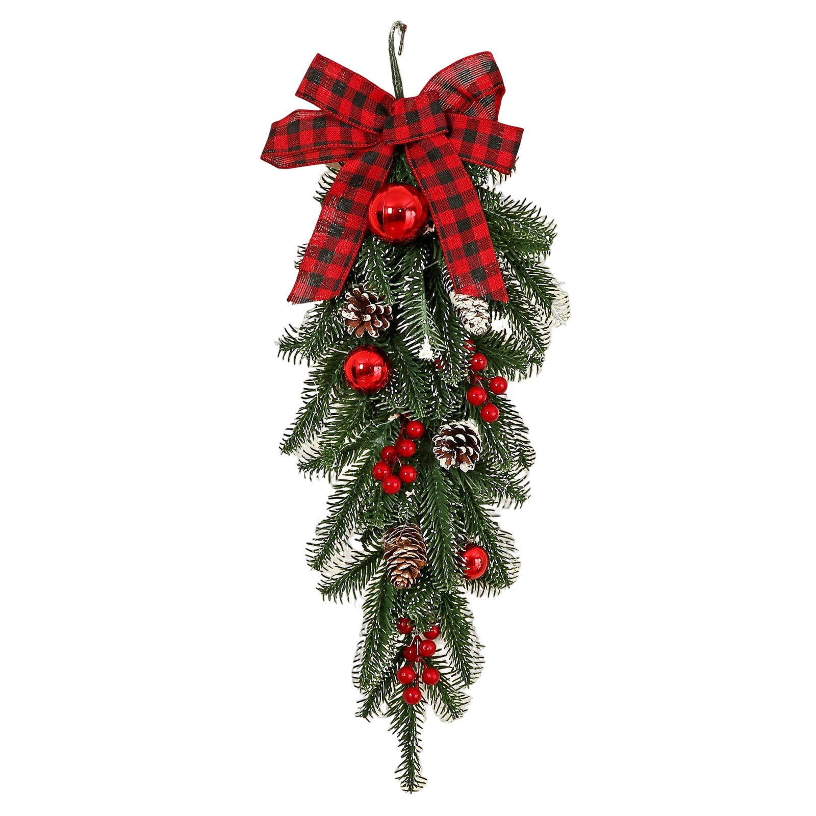 Muaco Christmas Swags for Decorating Outdoor,Garland Christmas Swag ...