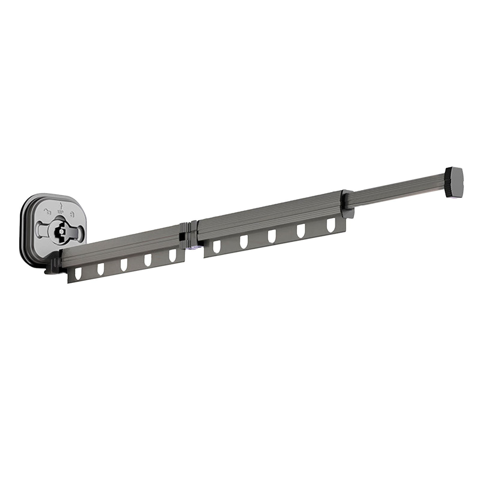 Muaco Clothesline Retractable Clothesline Outdoors Windproof Holes ...