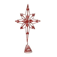 3 Packs Spiral Christmas Tree Ornaments with Wooden Star Xmas Tree ...