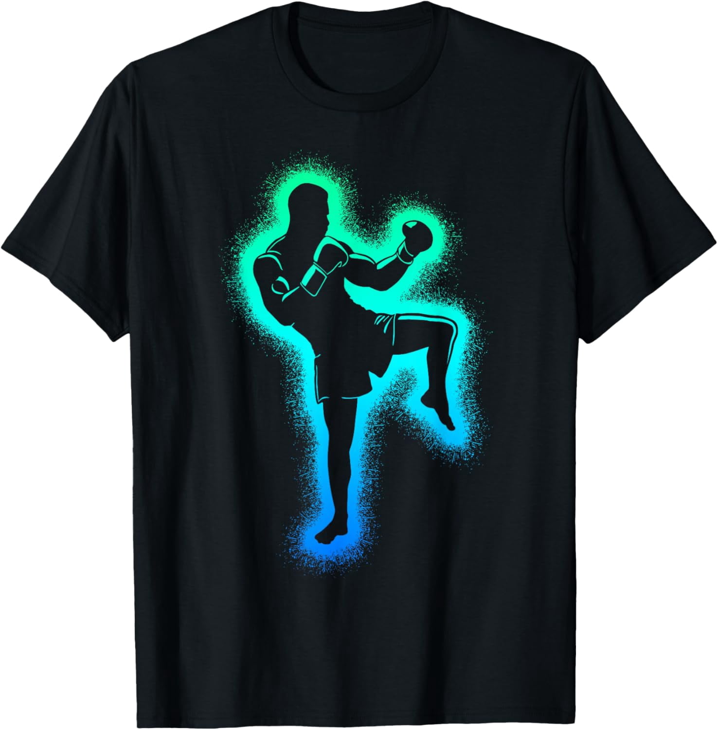 Muay Thai Kickboxer Martial Arts Men Kids Boys Kickboxing T-Shirt ...