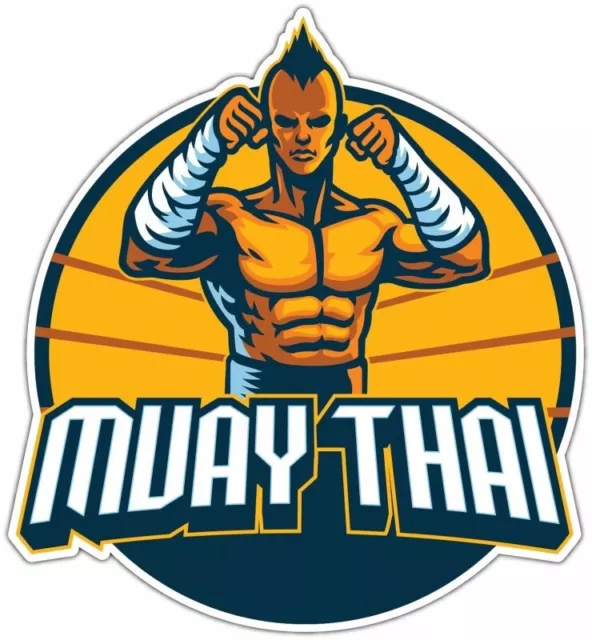 Muay Thai Mixed Martial Arts Mma Fighter Car Stickerphone Decal Water ...