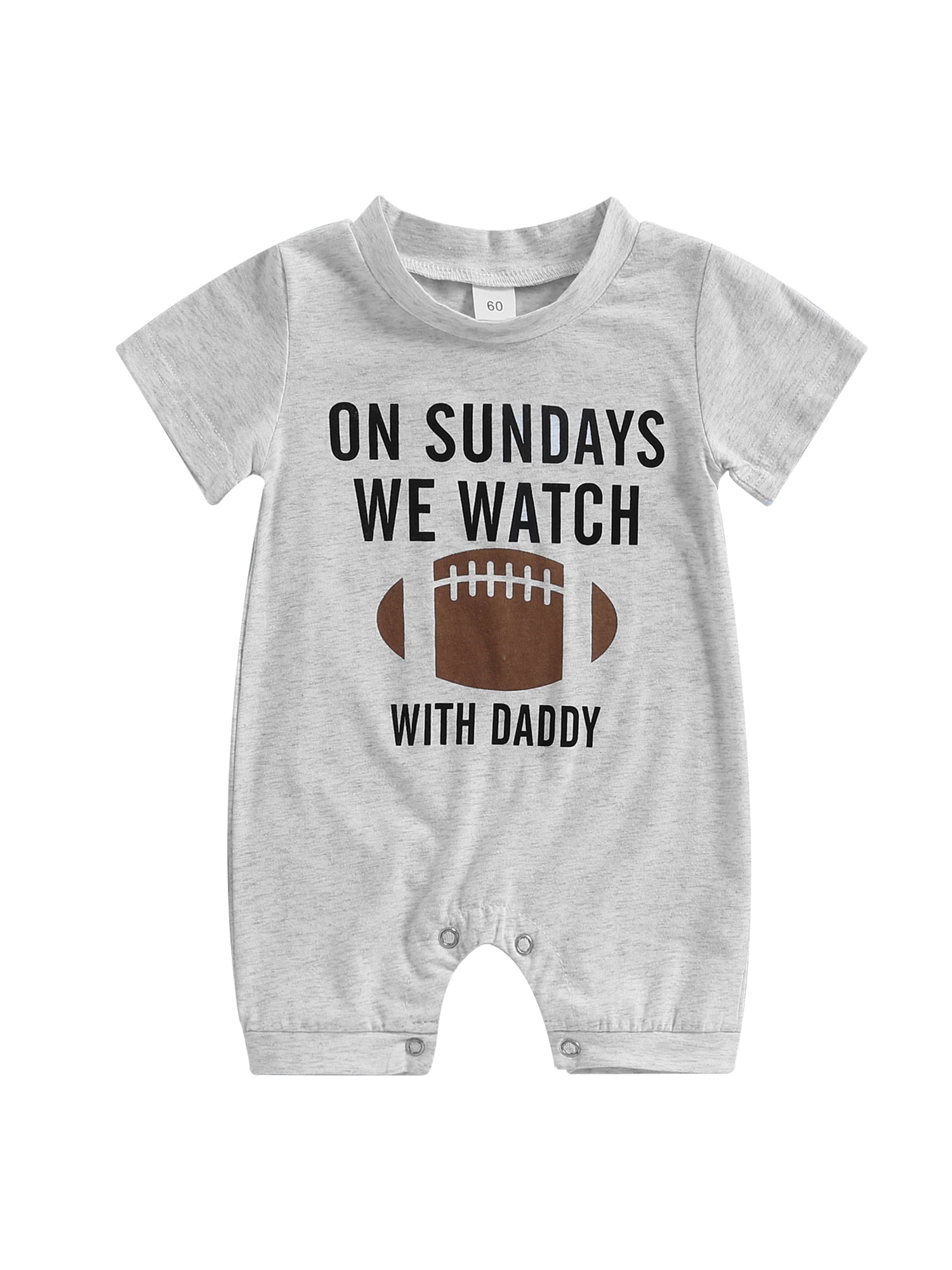 Mubineo Baby Boy Summer Casual Romper Short Sleeve Round Neck Letter ...