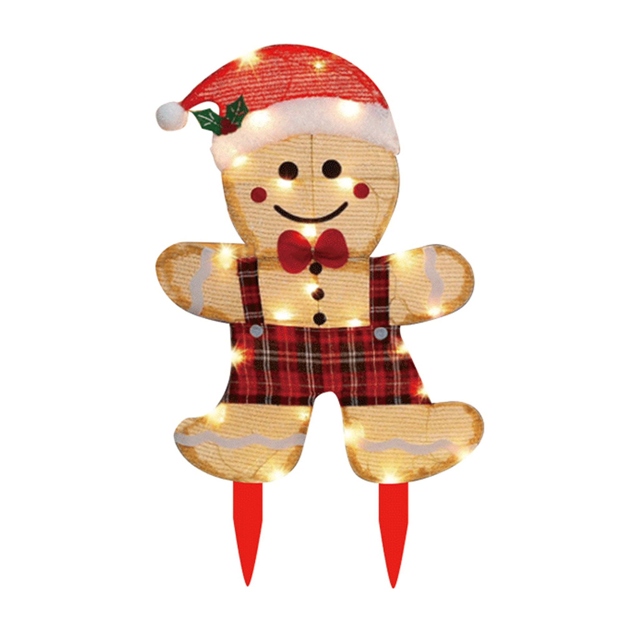 Mubineo Dazzle Bright Christmas Outdoor Decorations, 2-Piece Lighted 2D ...