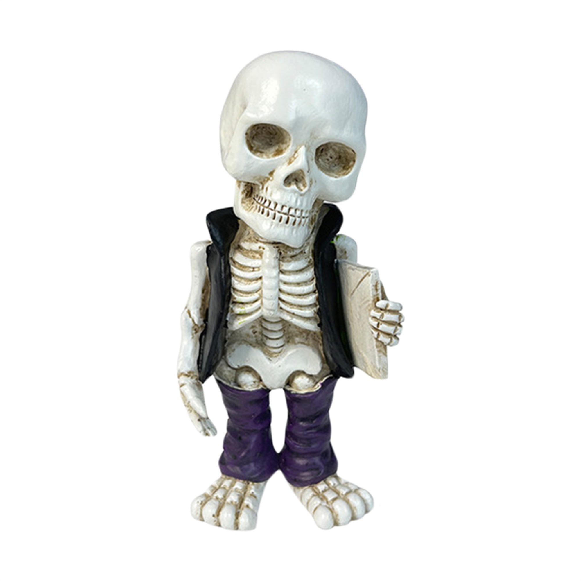 Mubineo Funny Skeleton Figurines Novelty Cool Mini Skeleton Statues ...