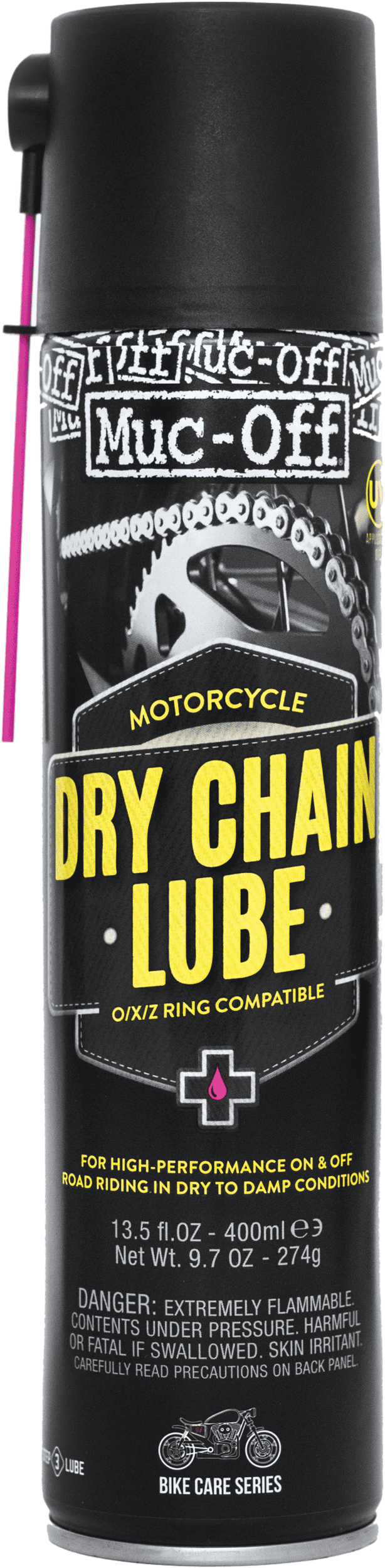 Muc-Off Dry Motorcycle Chain Lube, 13.5 fl oz - Motorcycle Chain ...