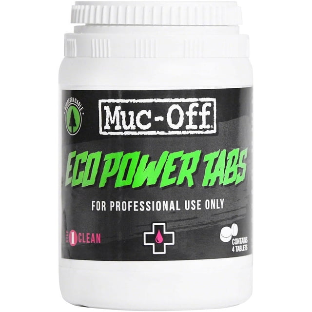 Muc-Off Eco Parts Washer Power Tabs x 4 Low Maintenance/Less Frequent ...