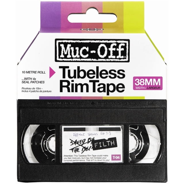 Muc-Off Tubeless Rim Tape, 38mm - 10 Meter Roll NLS - Walmart Business ...