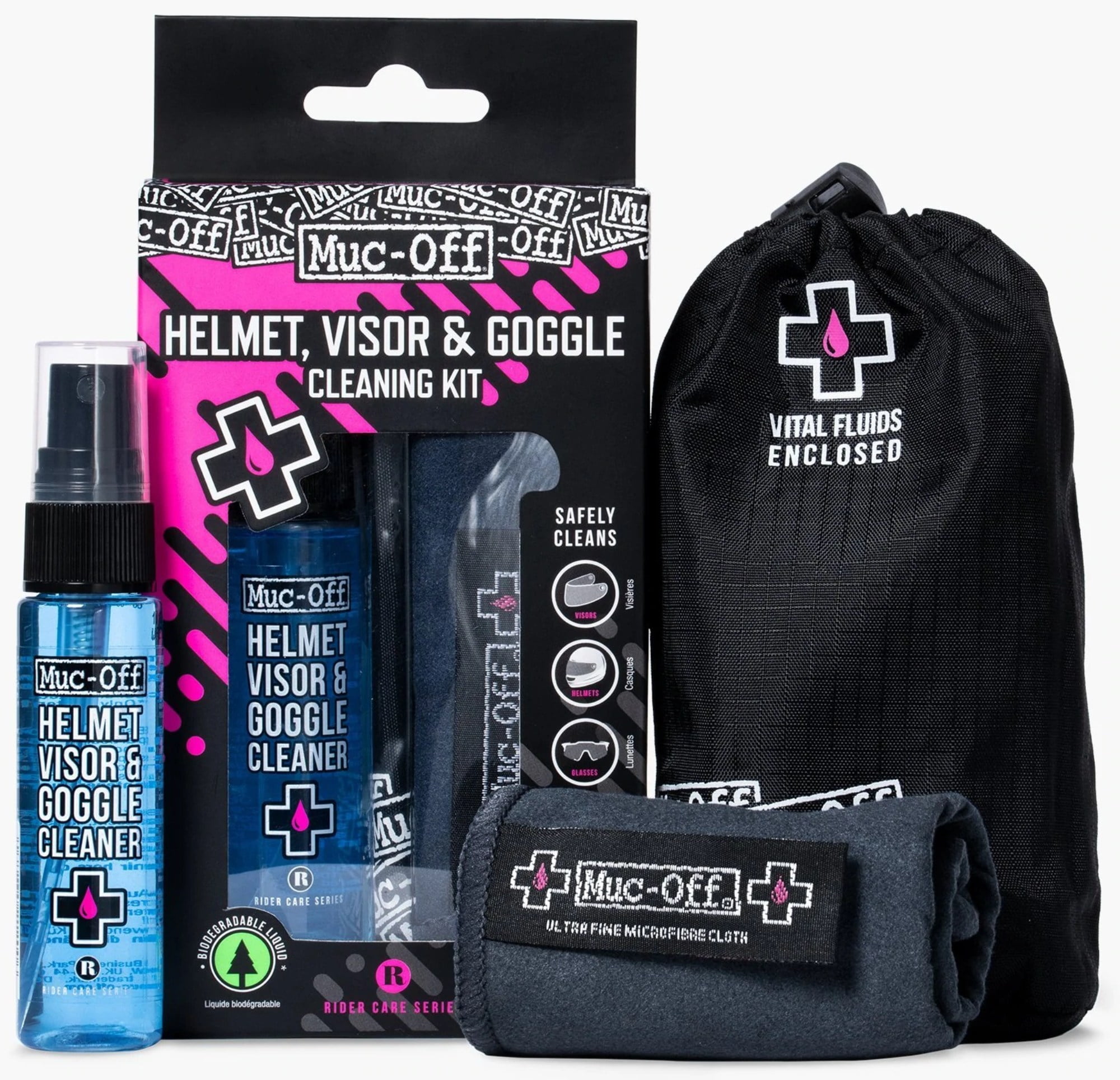 Muc-Off Visor & Goggle Lens Cleaning Kit (202) - Walmart.com