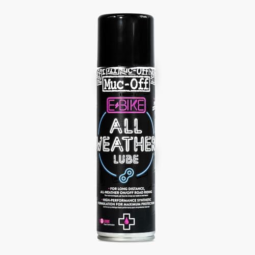 Muc-Off eBike All-Weather Chain Lube, 8.5 fl oz - Bike Lube, Bike Chain ...