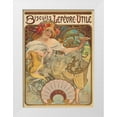 Mucha, Alphonse 11x14 White Modern Wood Framed Museum Art Print Titled ...