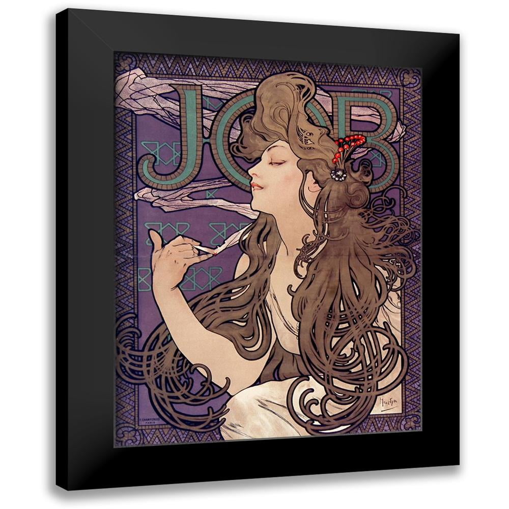 Mucha, Alphonse 19x24 Black Modern Framed Museum Art Print Titled ...