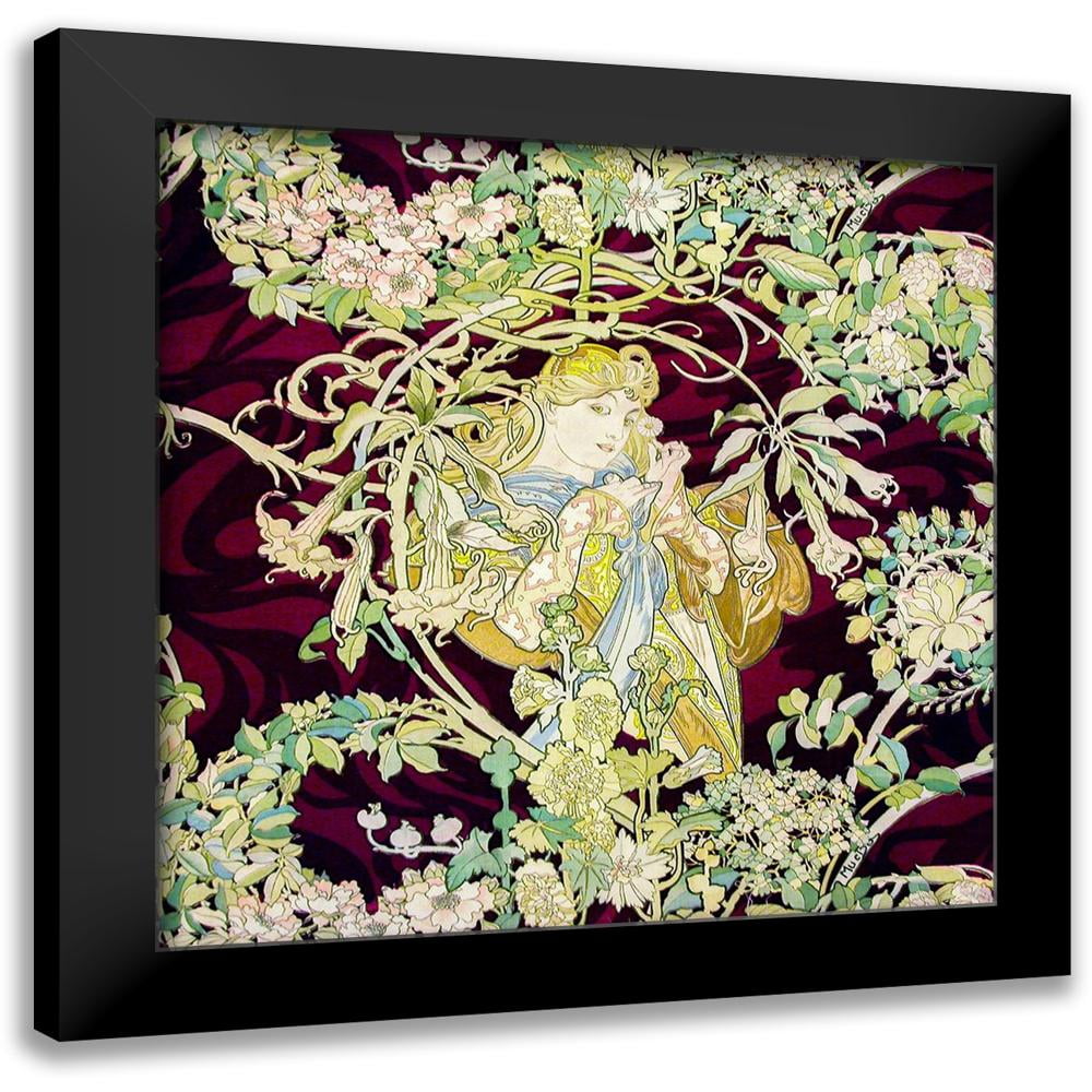 Mucha, Alphonse 20x20 Black Modern Framed Museum Art Print Titled ...