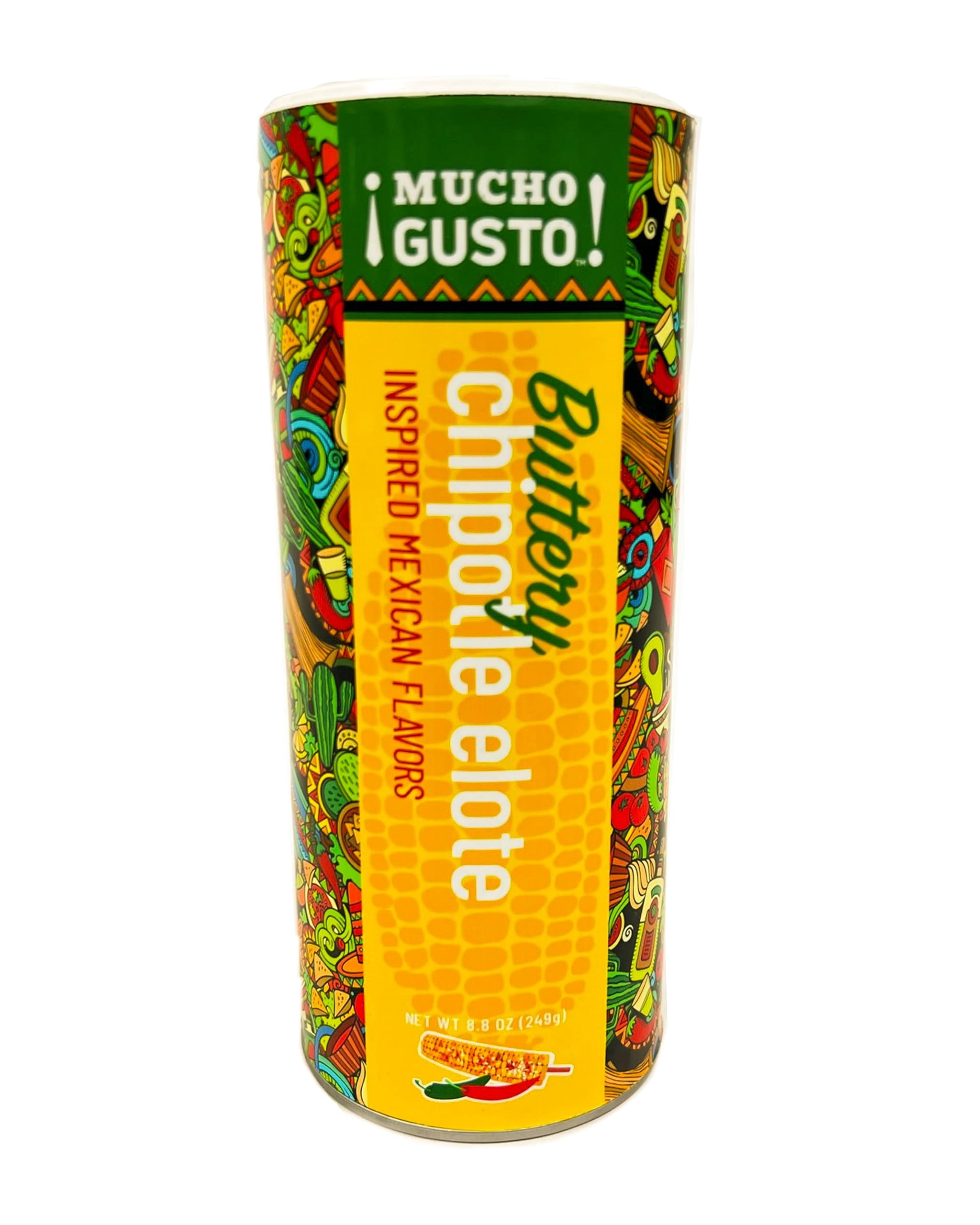 ¡Mucho Gusto! Chipotle Elote WHF2 - 8.8 oz Popcorn -Authentic Mexican ...