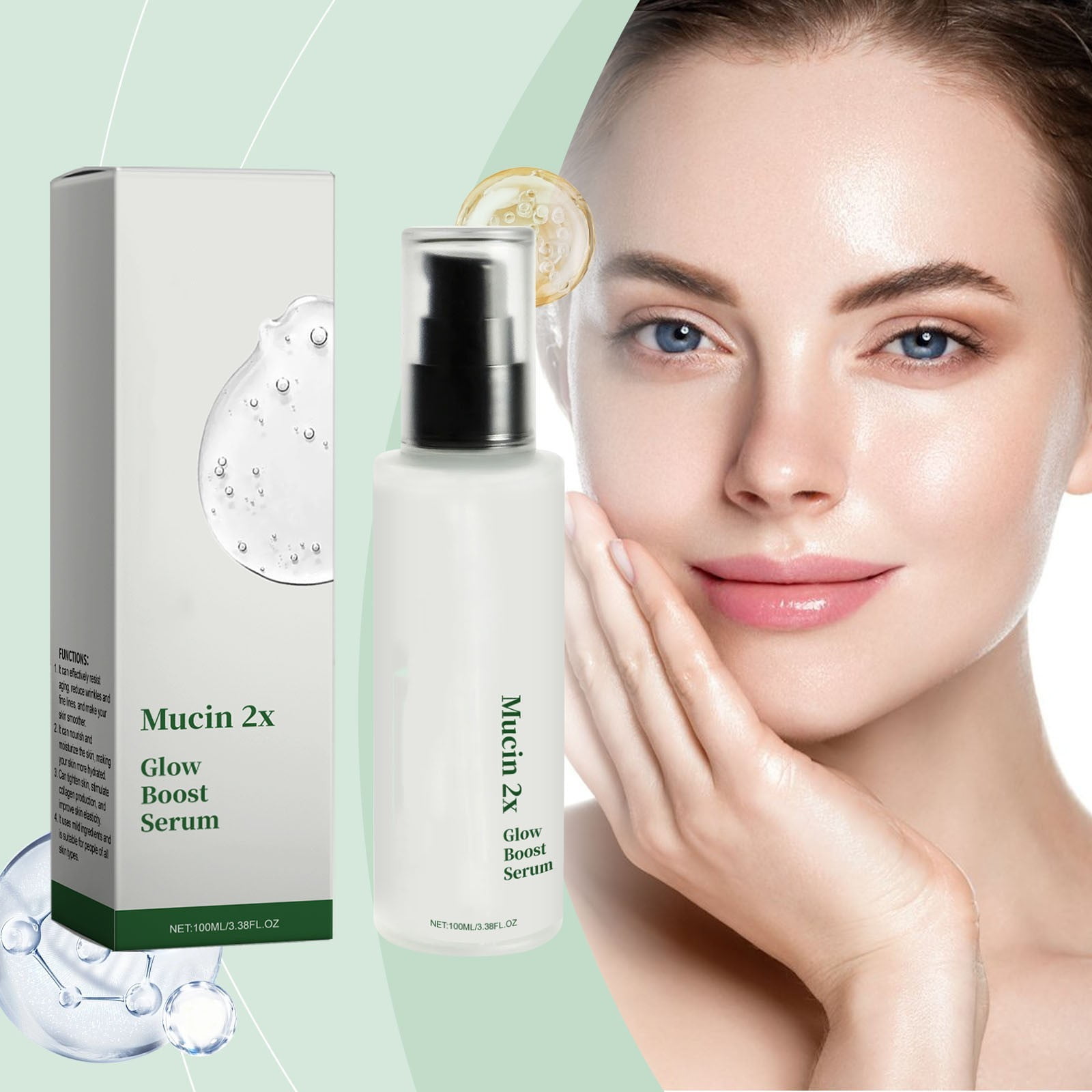 Mucin Serum Essences 100ml - Hydrating and Moisturizing Formula for ...