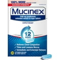 Mucinex 12 Hour 1200 mg Guaifenesin Extended-Release Tablets, Chest ...