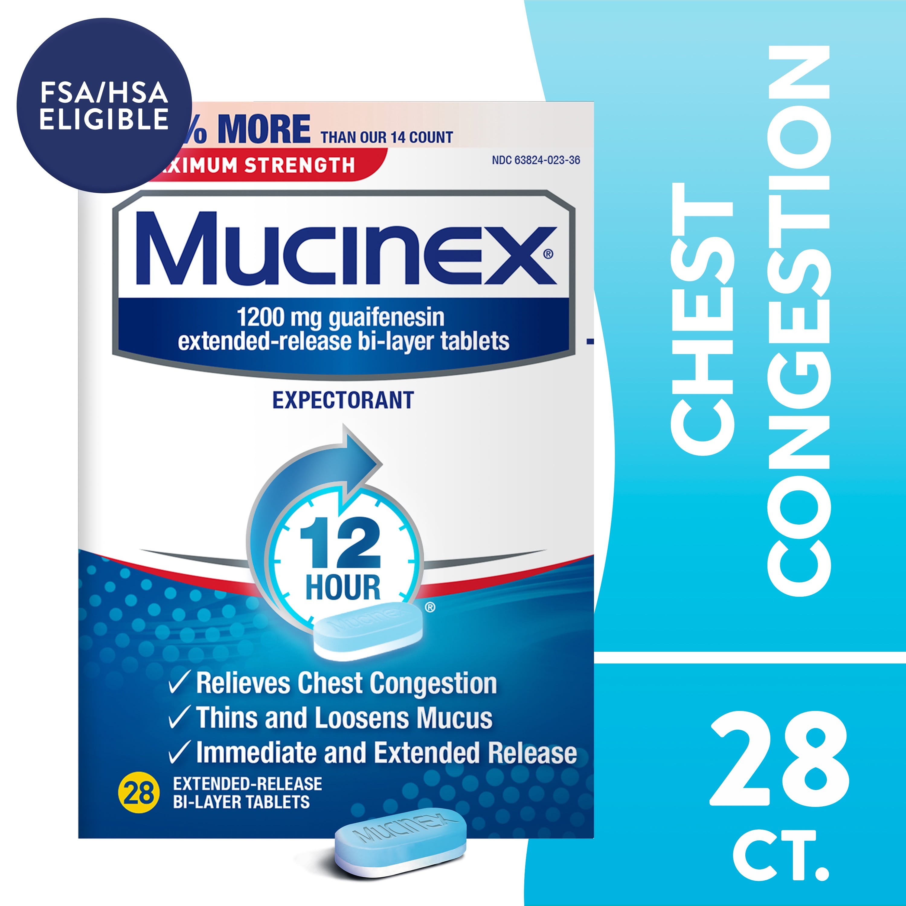 Mucinex 12 Hour Relief, Maximum Strength Chest Nepal | Ubuy