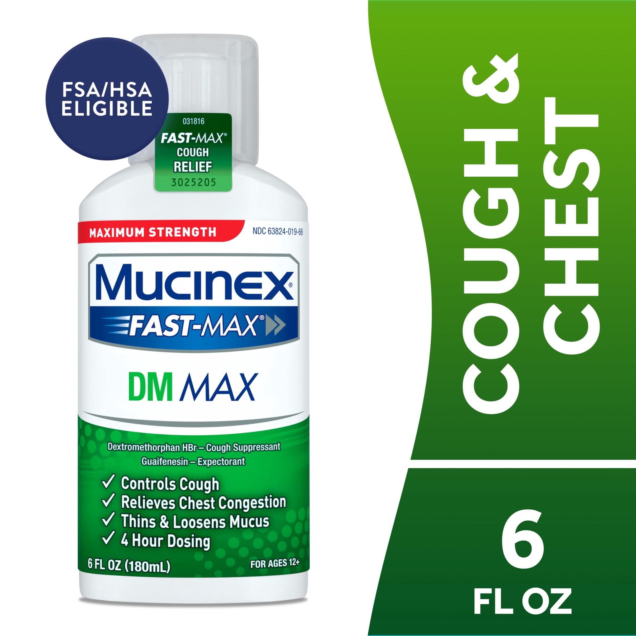 Brandclub Mucinex Fast Max DM Max Strength Expectorant Cough