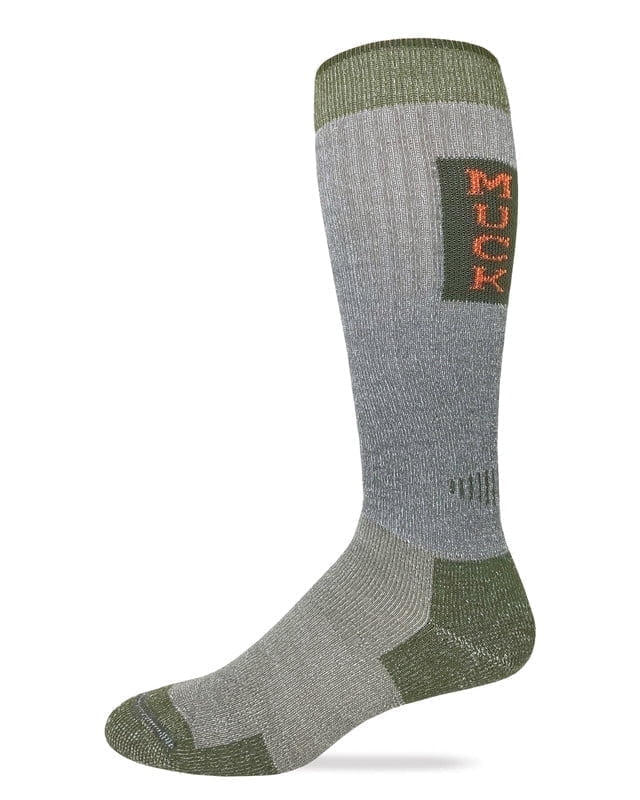 Muck Boot Mens Merino Wool Heavyweight Seamless Toe Tall Boot Socks 1 ...