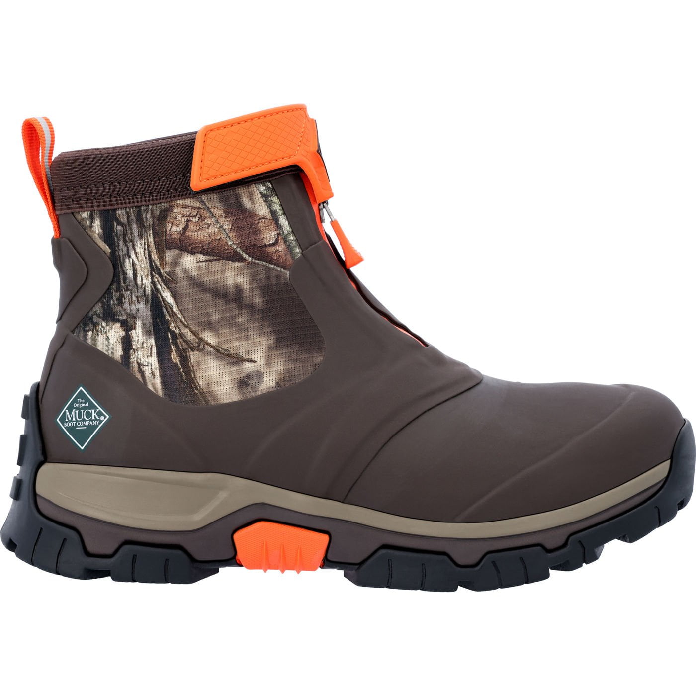 Muck Men's Apex Mid Zip, Brown/MOCT Camo - Walmart.com