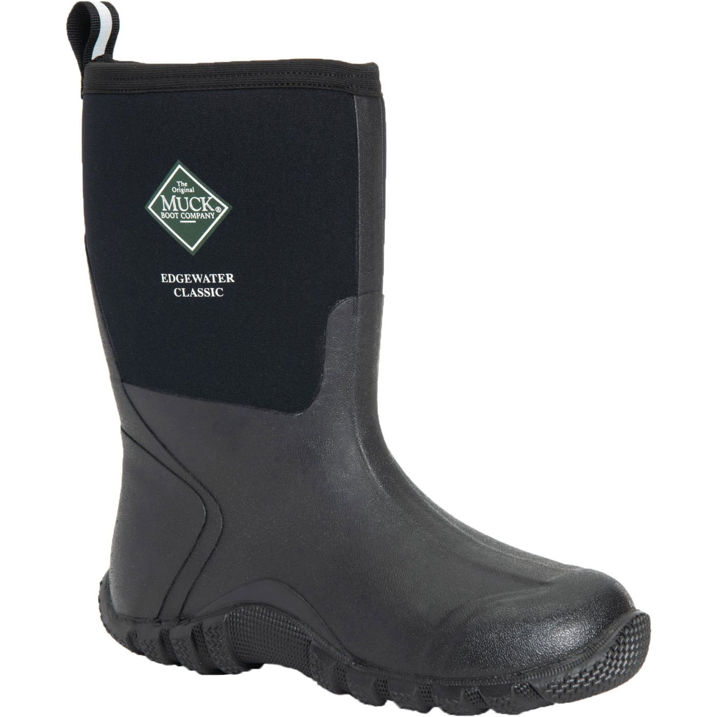 Muck Men's Edgewater Classic Mid, Black, Insulated Work Boots - Walmart.com