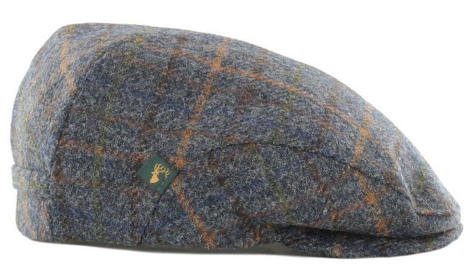 Mucros Weavers 100% Wool Tweed Men's Irish Trinity Flat Cap Made in ...