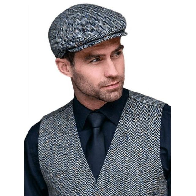 Mucros Weavers 100% Wool Tweed Men's Irish Trinity Flat Cap Made in Ireland - Walmart.com