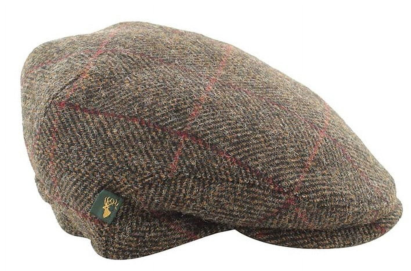 Mucros Weavers Irish Tweed Trinity Flat Cap 100% Wool Donegal Touring Newsboy Hat for Men Made ...