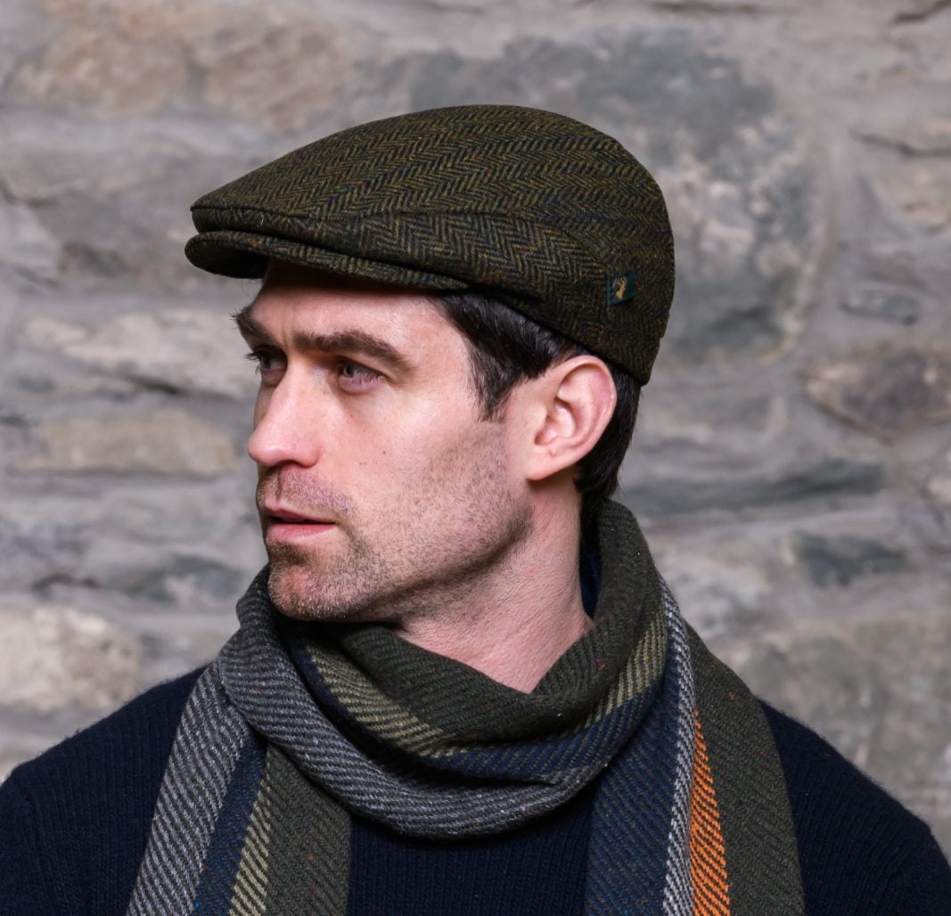 Mucros Weavers Trinity Flat Cap, Green, Large - Walmart.com