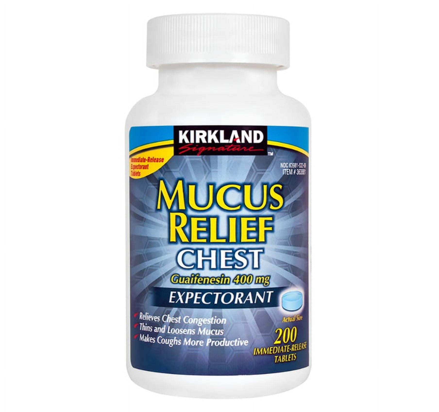 Kirkland Signature Mucus Relief - 400mg Expectorant Nepal | Ubuy