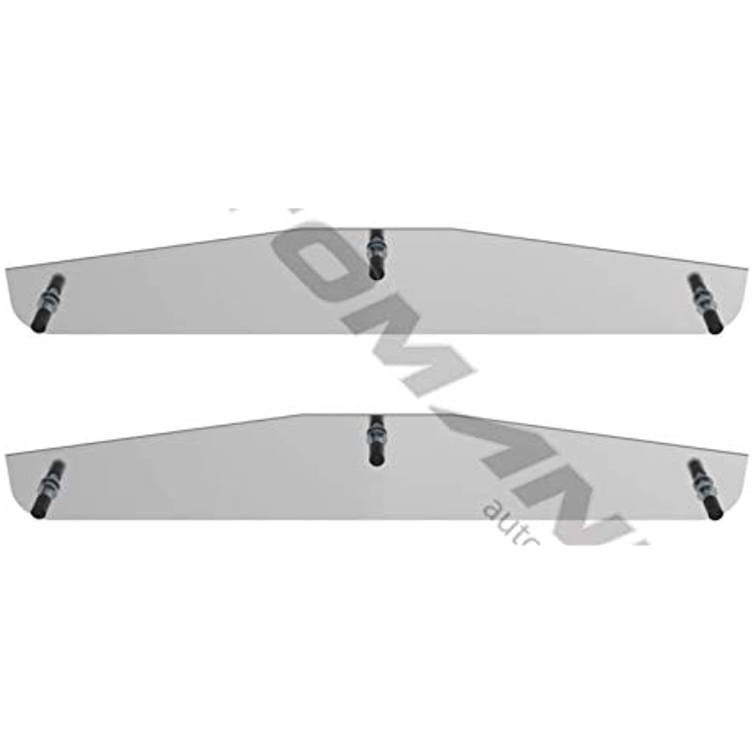 Mud Flap Bottom Plate Chrome Pair - Walmart.com