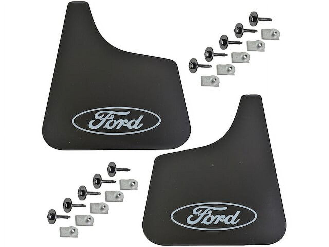 Mud Flaps 2 Piece Set - Compatible with 1999 - 2012 Ford E-350 Super Duty 2000 2001 2002 2003 ...